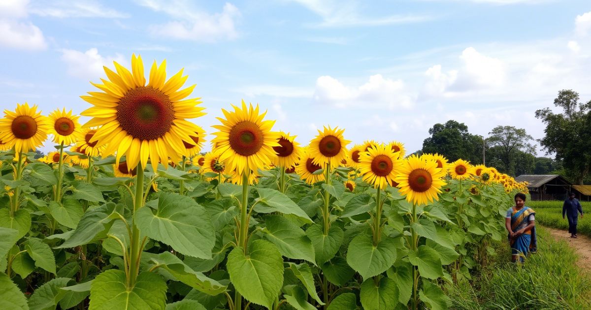 Where Can You See Sunflower Fields In India